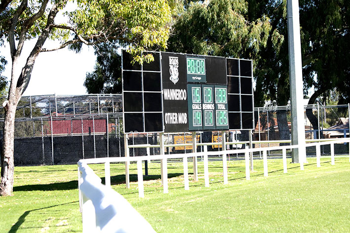 Wanneroo Showgrounds, Western Australia – Scoreboard pressure