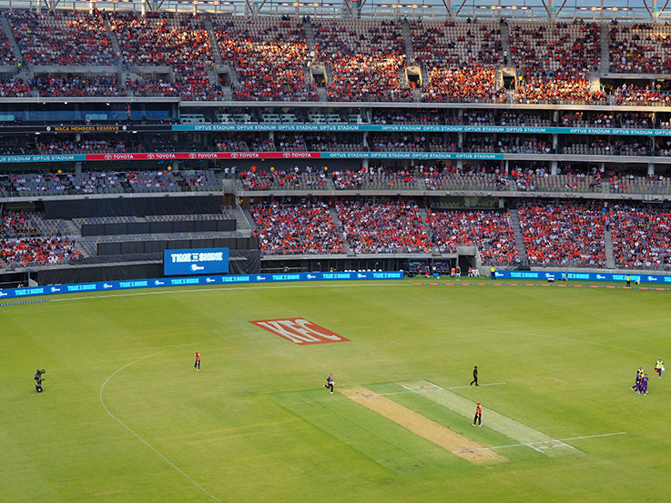 Perth Stadium, Western Australia – Scoreboard pressure