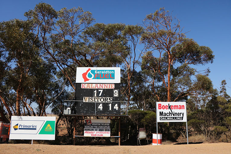 Kalannie, Western Australia – Scoreboard pressure