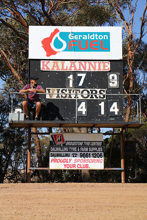 Kalannie, Western Australia – Scoreboard pressure