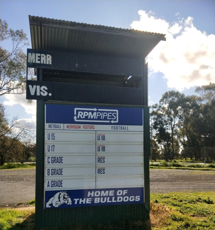 Merrigum, Victoria – Scoreboard pressure