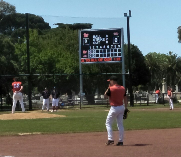 KC White Reserve, Williamstown, Victoria – Scoreboard pressure